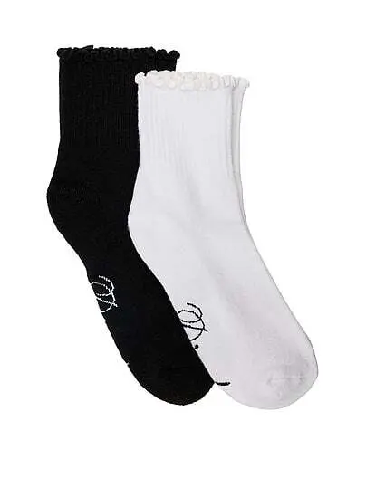 Pink 2-pack Crew Socks