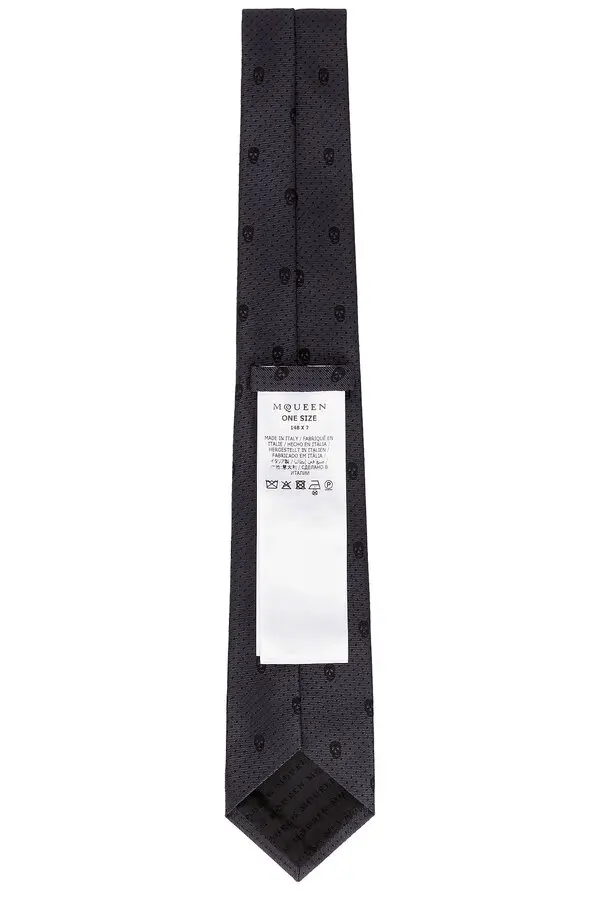 Alexander McQueen Skull Polka Dot Tie