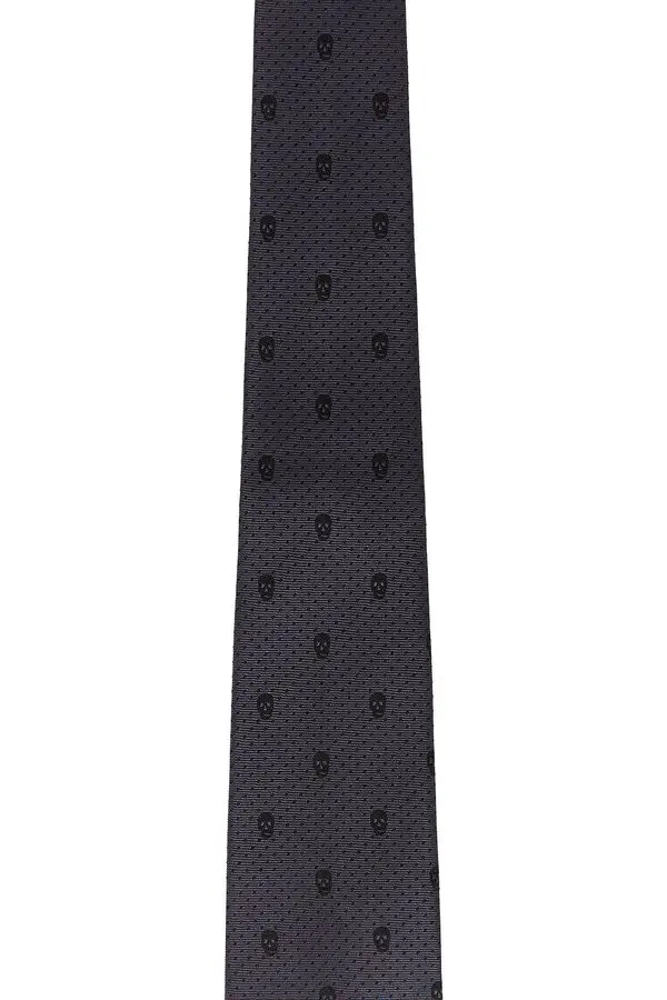 Alexander McQueen Skull Polka Dot Tie
