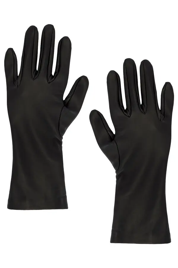 Khaite Remo Mid Gloves - Black