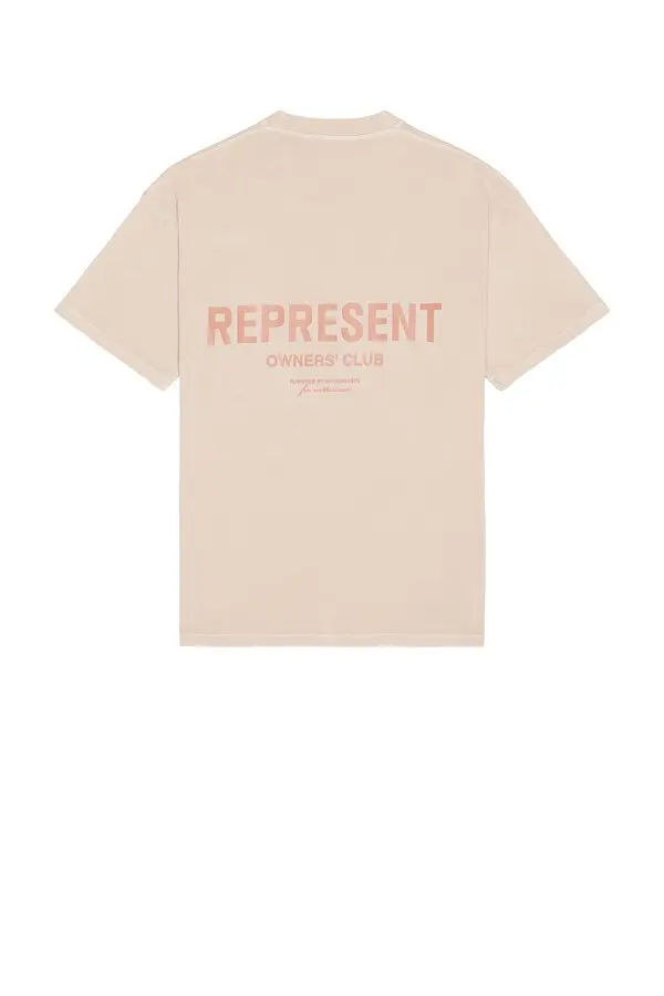 REPRESENT Owners Club Tee In Mauve - Dusty Mauve