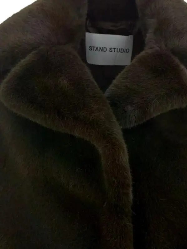 STAND STUDIO Camille Faux-fur Coat