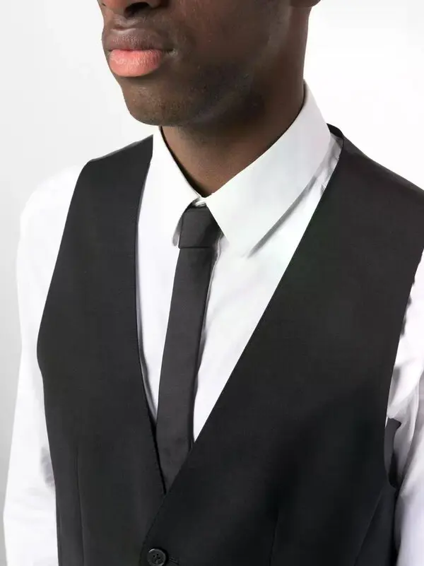 BOSS Adjustable Cotton-blend Waistcoat