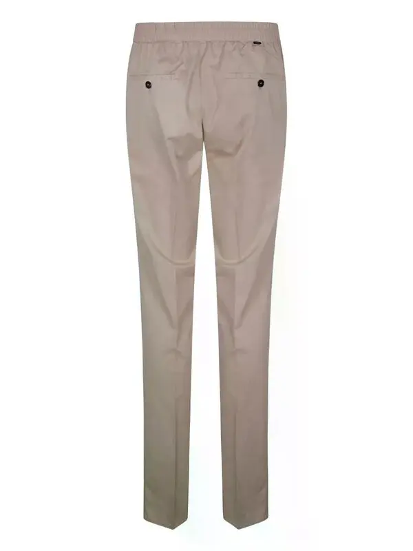 Incotex Pleated Drawstring Trousers - Neutrals