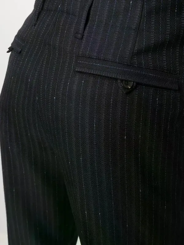 FERRAGAMO Pinstriped Straight-leg Trousers