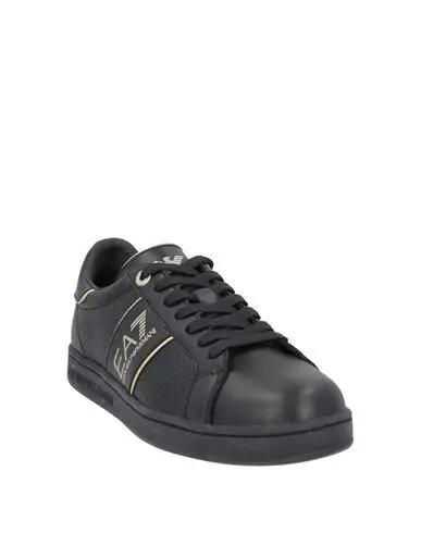 EA7 Soft Leather Sneakers