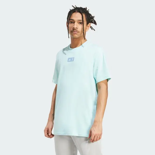 Adidas Juventus Seasonal Graphic Tee - Semi Flash Aqua