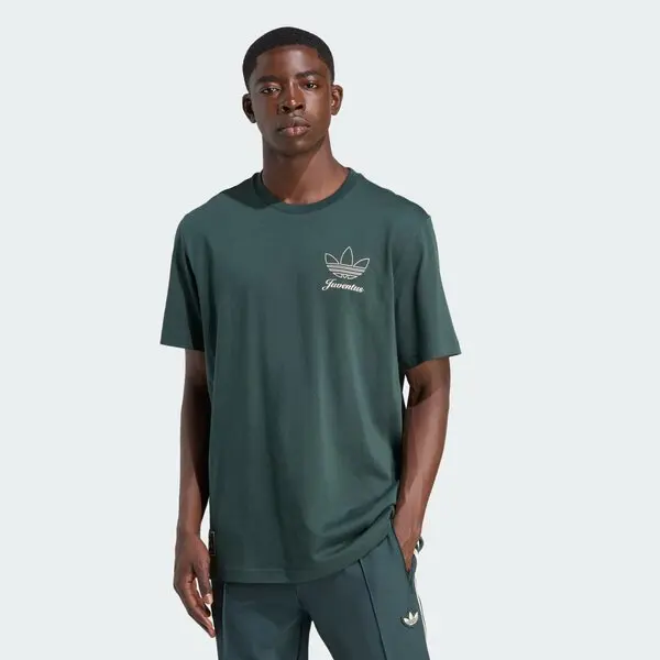 Adidas Juventus Terrace Icons Graphic Tee - Shadow Green