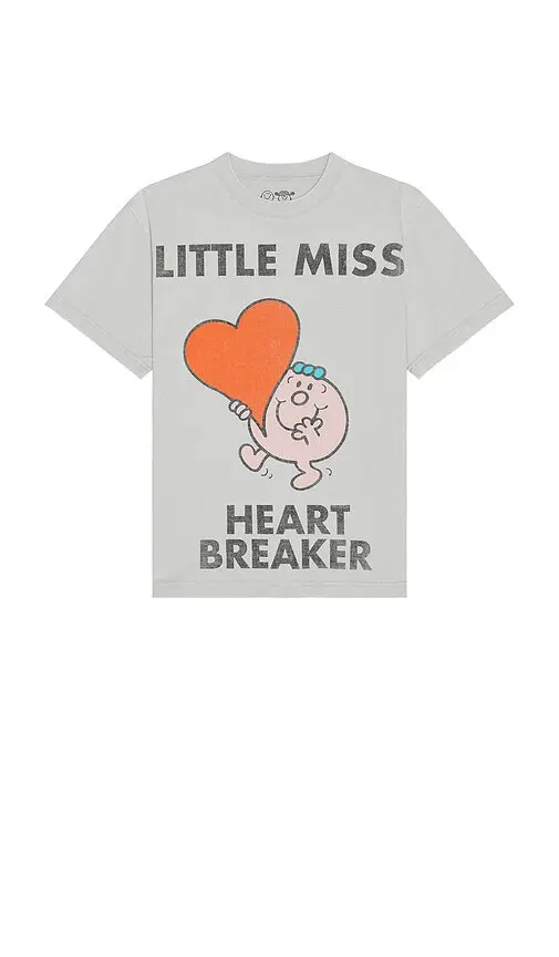 PHILCOS Little Miss Heartbreaker Tee In Light - Grey