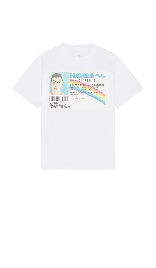 PHILCOS Superbad Mclovin License Tee - White