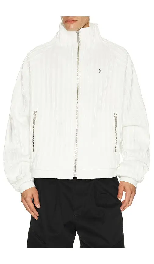 MADFRENZY Striped Track Jacket