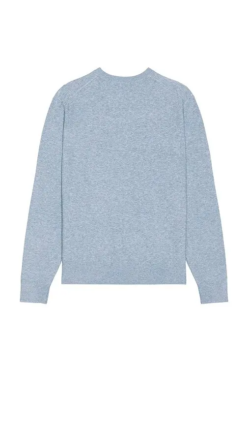 Theory Riland Crewneck Sweater - Light Blue Lake Melange