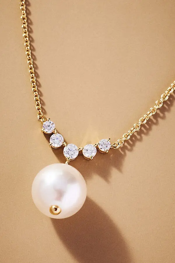 Nadri Venus Pearl Drop Necklace