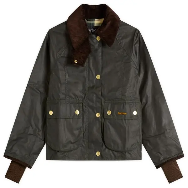 Barbour Cropped Beadnell Wax Jacket
