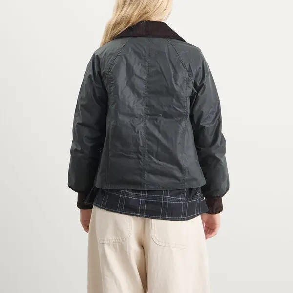 Barbour Cropped Beadnell Wax Jacket