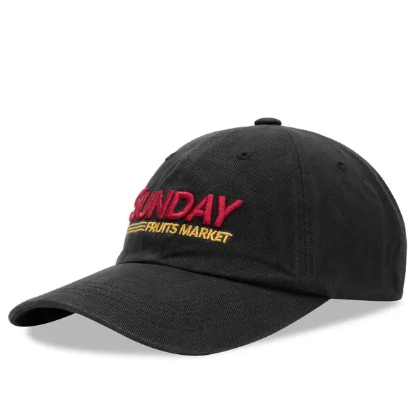 SUNDAYFRUITMARKET Sunday Washed Cap - Black