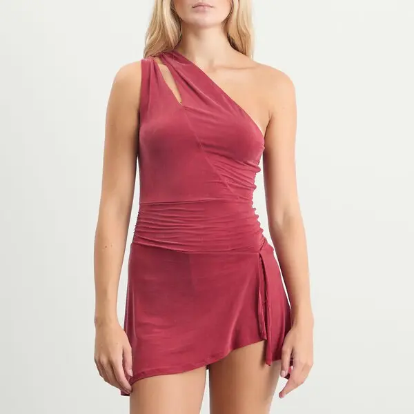 Peachy Den The Kylie Skort Dress - Redsandstone | Editorialist