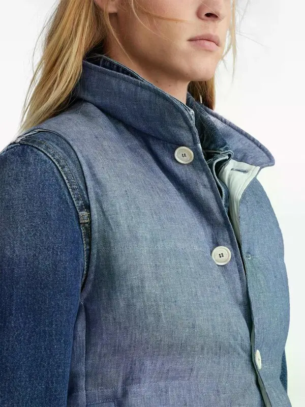 Brunello Cucinelli Padded Linen Gilet