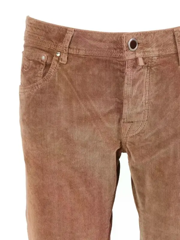 Jacob Cohen Nick Corduroy Five-pocket Trousers - Brown