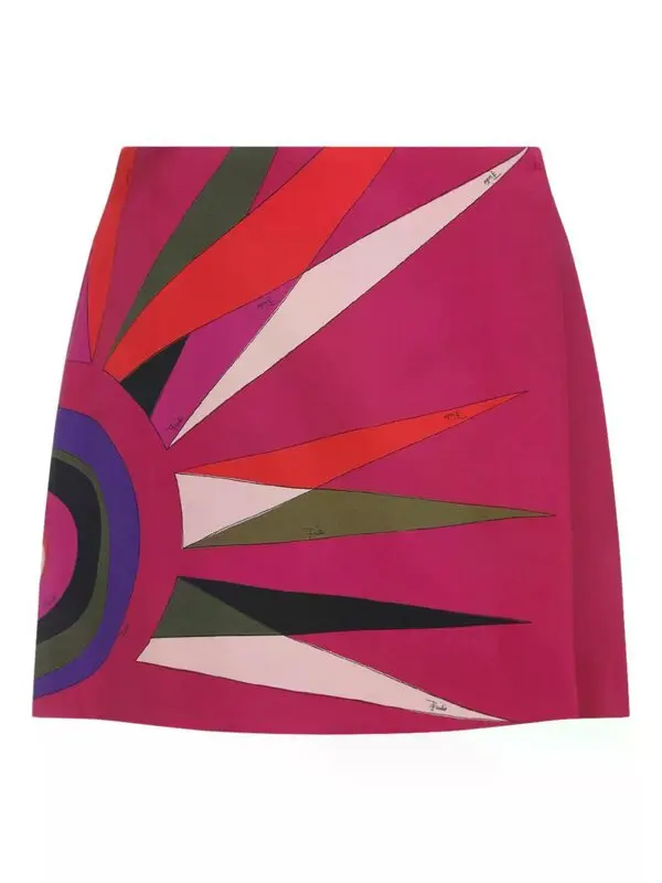Emilio Pucci Hawaii-print Mini Skirt