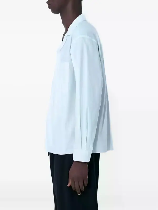 THE ROW Classic Collar Patch Pocket Shirt