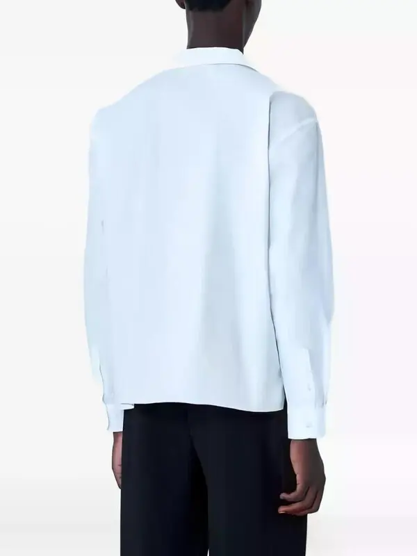THE ROW Classic Collar Patch Pocket Shirt