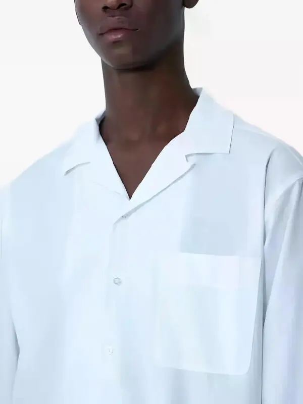 THE ROW Classic Collar Patch Pocket Shirt