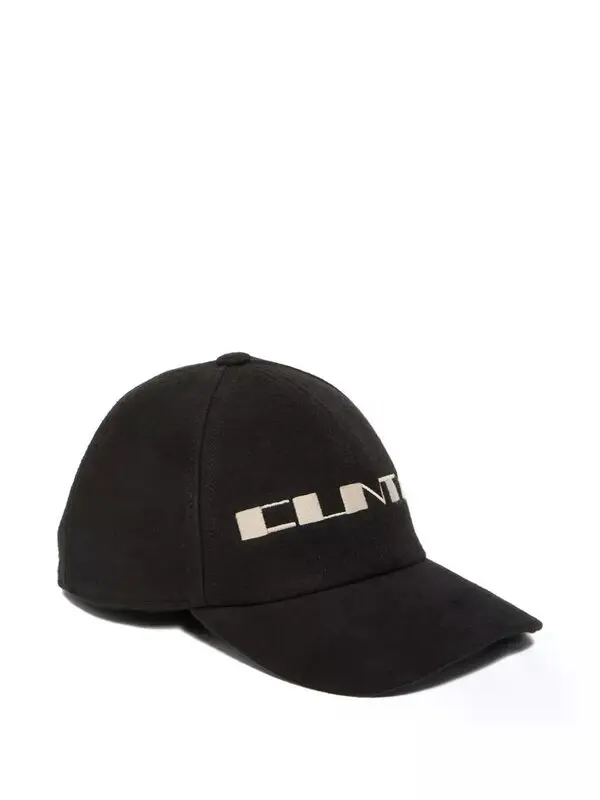 Rick Owens Embroidered Logo Baseball Cap