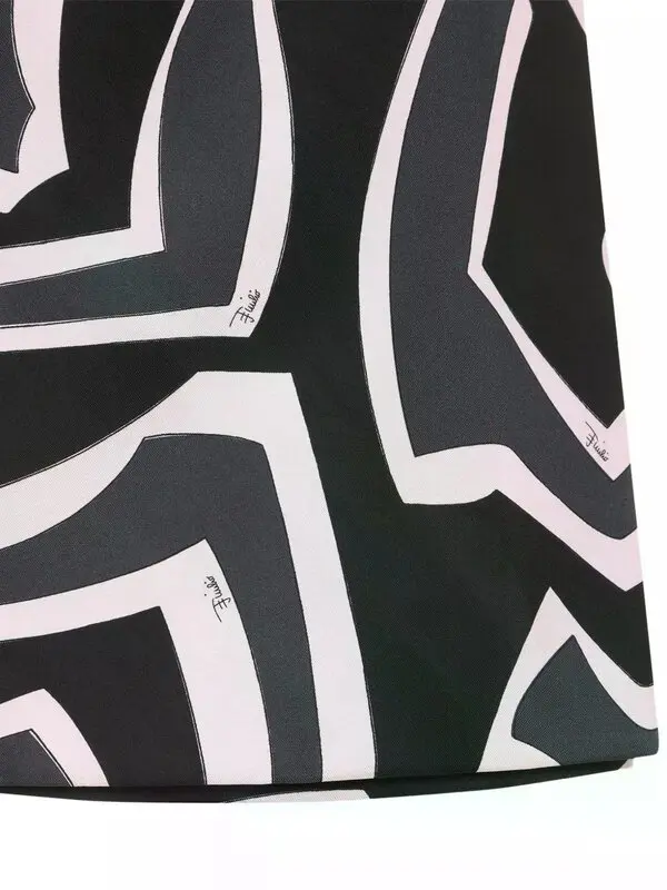 Emilio Pucci Labirinto-print Mini Skirt