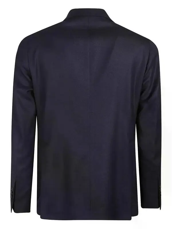 Tagliatore Two-button Patch-pocket Jacket - Blue