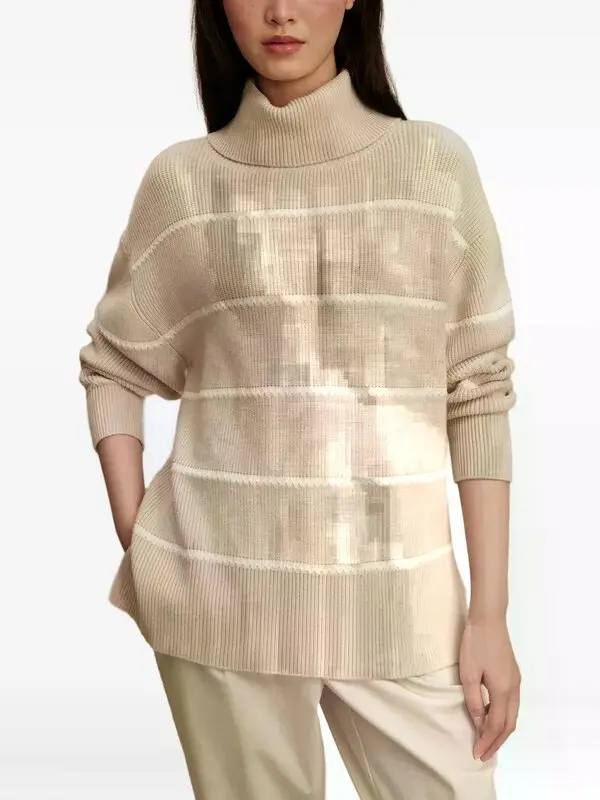 Varley Ribbed-knit Turtleneck Sweater