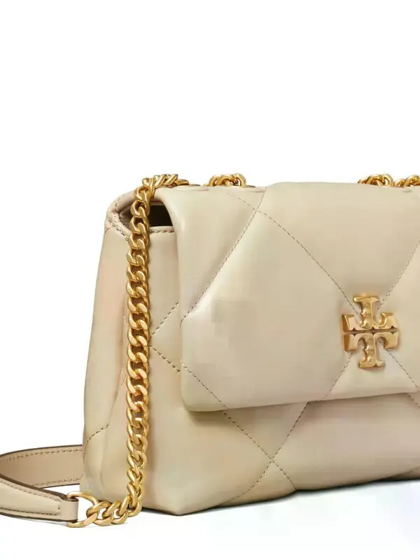 Tory Burch Small Kira Diamond Quilt Shoulder Bag - Neutrals