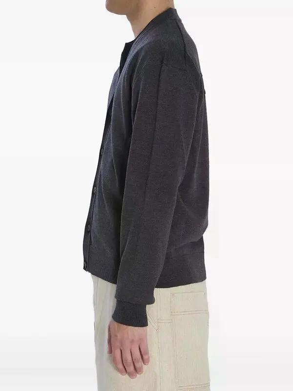 Jacquemus Embroidered-logo Ribbed Cardigan