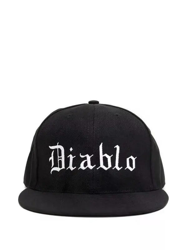 WILLY CHAVARRIA Diablo Embroidered Cap - Black