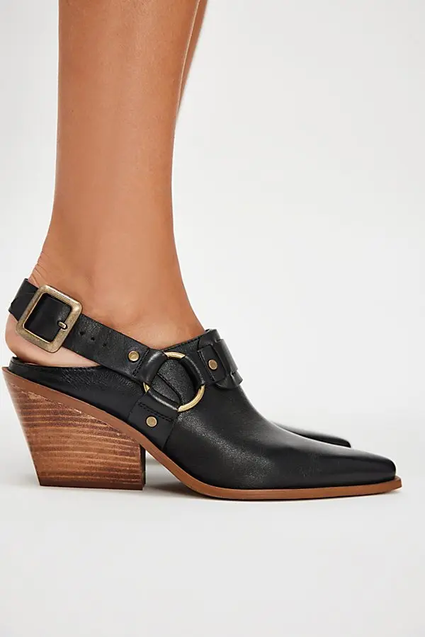 Seychelles Western Mules - Black