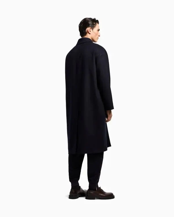Giorgio Armani Single-breasted Cashmere Coat