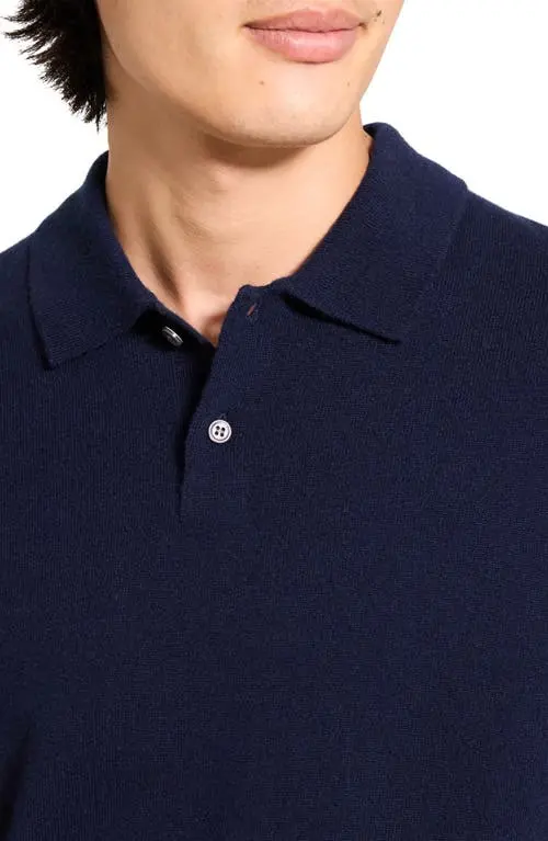 Theory Goris Cashmere Polo Sweater