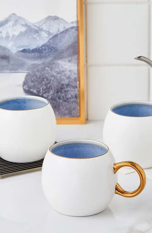 STONE + LAIN Josephine Porcelain 4-piece Mug Set