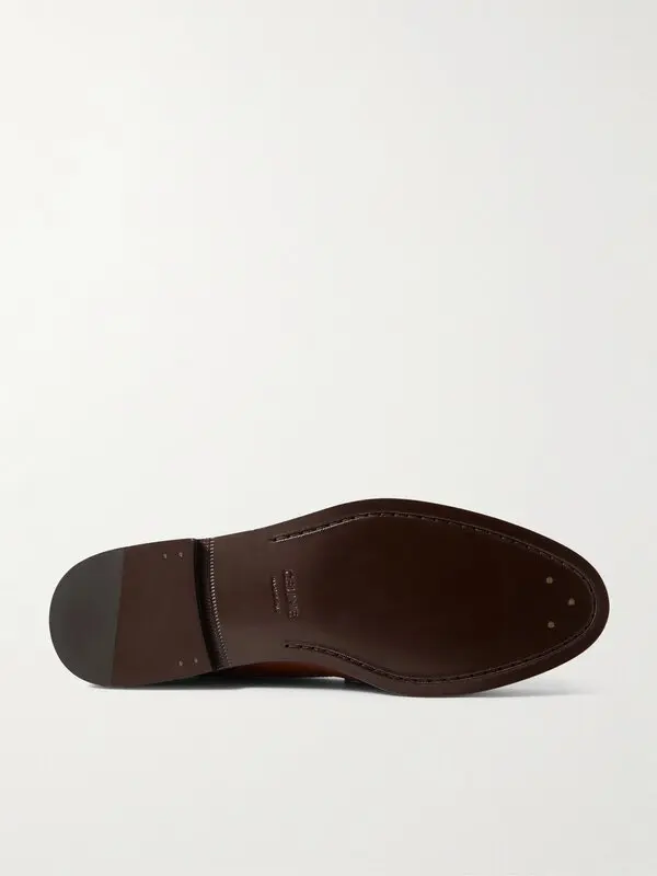 Celine Polished-leather Penny Loafers