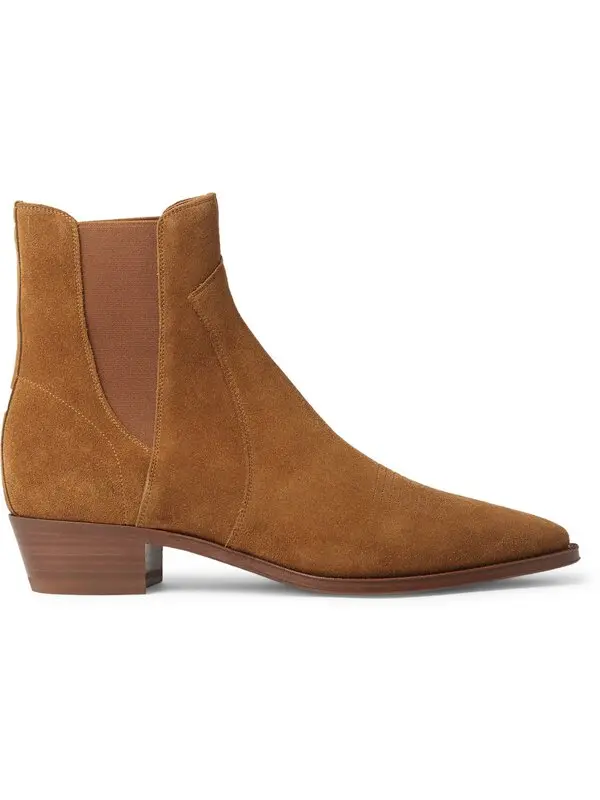Celine Suede Chelsea Boots
