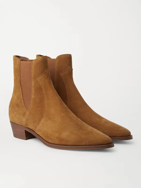 Celine Suede Chelsea Boots