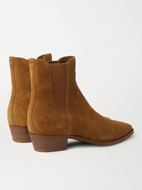 Celine Suede Chelsea Boots