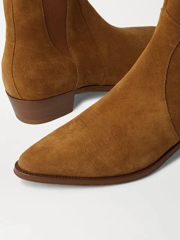 Celine Suede Chelsea Boots