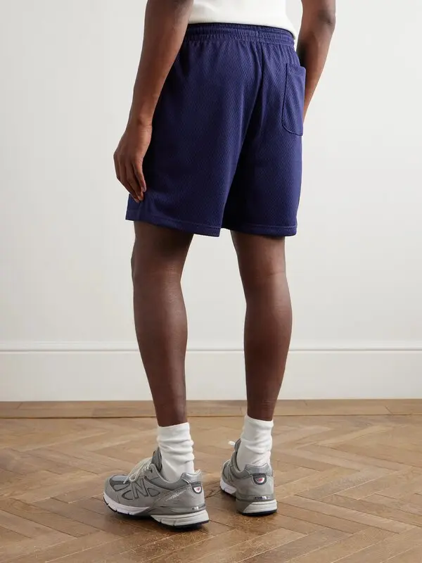 Aimé Leon Dore Straight-leg Logo-print Mesh Shorts