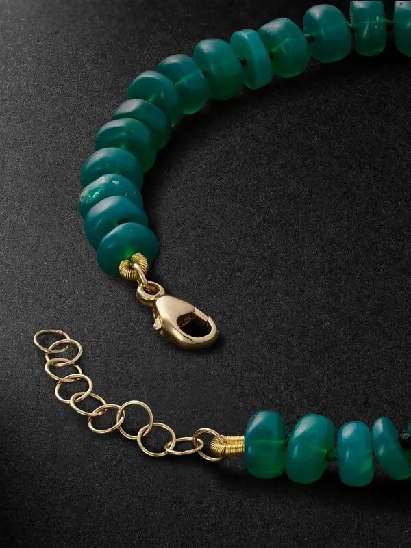 Jia Jia Jumbo Opal Beaded Bracelet - Green