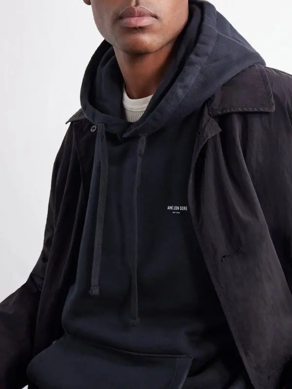Aimé Leon Dore Logo-print Cotton-jersey Hoodie