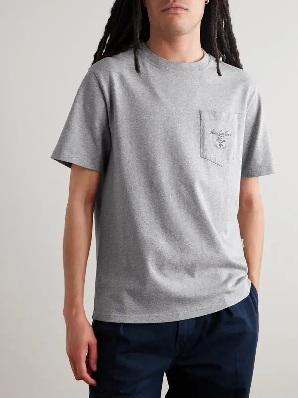 Aimé Leon Dore Clothier Logo-print Cotton-jersey T-shirt - Gray
