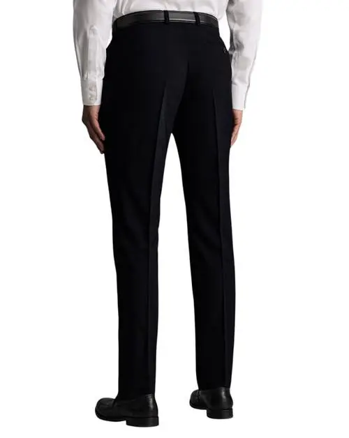 CHARLES TYRWHITT Windowpane Slim Fit Trousers
