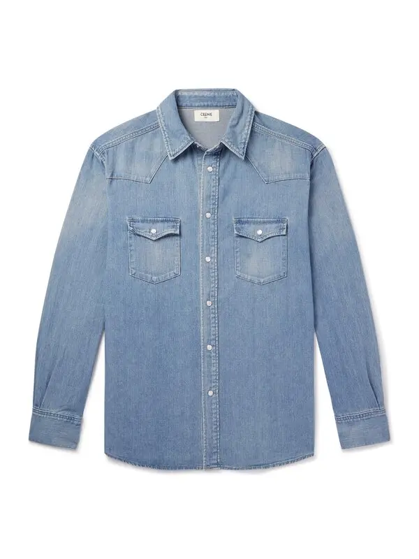Celine Denim Western Shirt