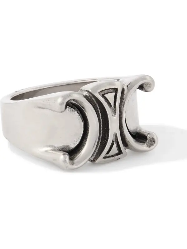 Celine Triomphe Ring - Silver